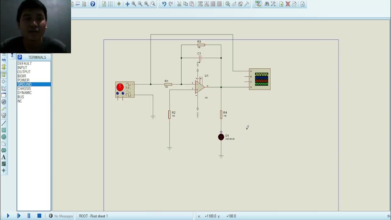 Simulasi Rangkaian Op-Amp Integrator dengan menggunakan Aplikasi ...