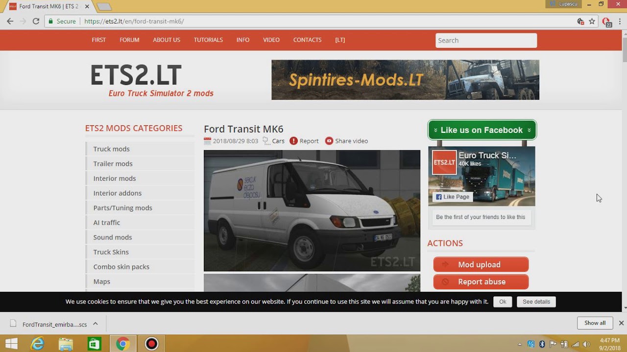 Tutorial descarcare instalare moduri pentru Euro Truck Simulator 2 ...