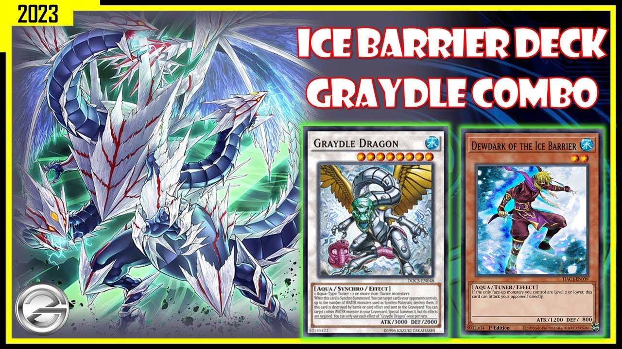 Yugioh Duel Links | Ice Barrier Deck Graydle Combo Gameplay August 2023 ...