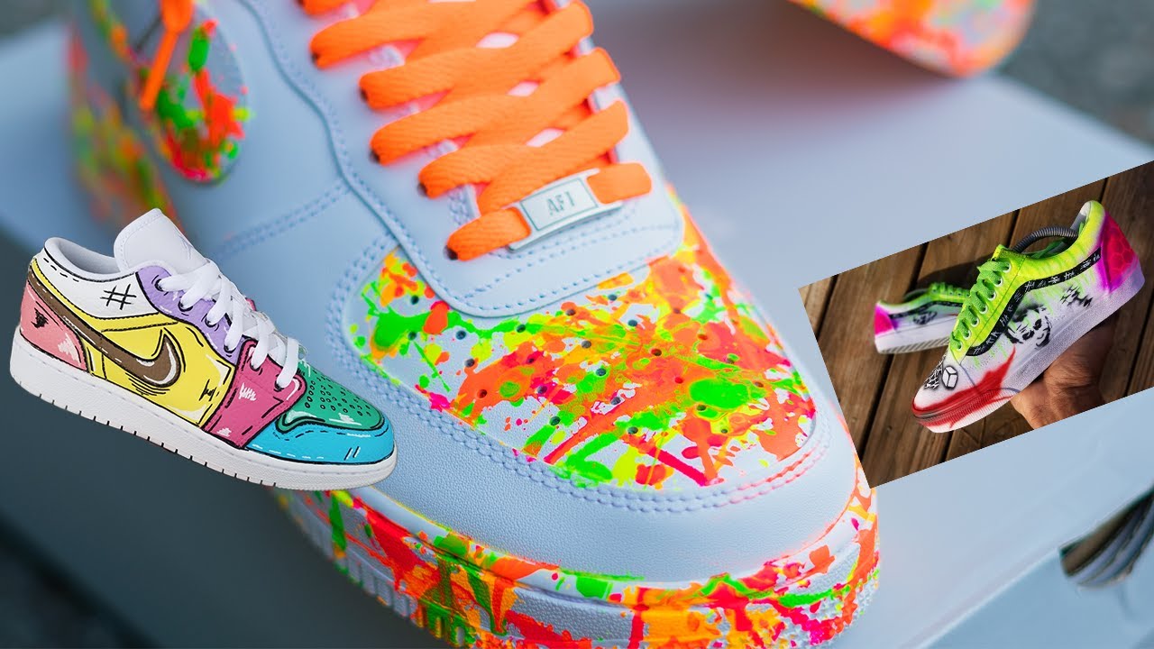 Behind The Scenes of A Custom Sneaker Business PART 2 - YouTube