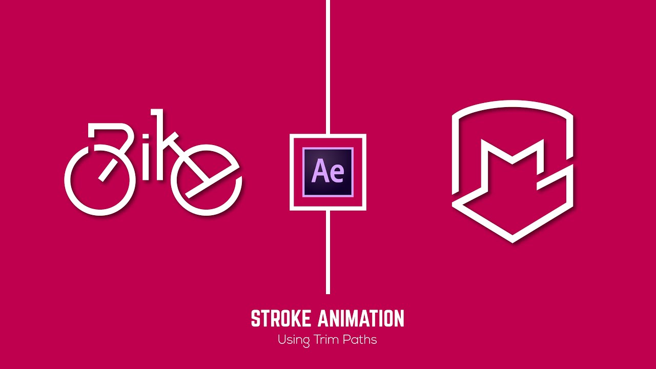 Stroke Animation Using Trim Paths In After Effects After Effects Tutorial No Third Party Stroke Animation Using Trim Paths In After Effects After Effects Tutorial No Third Party