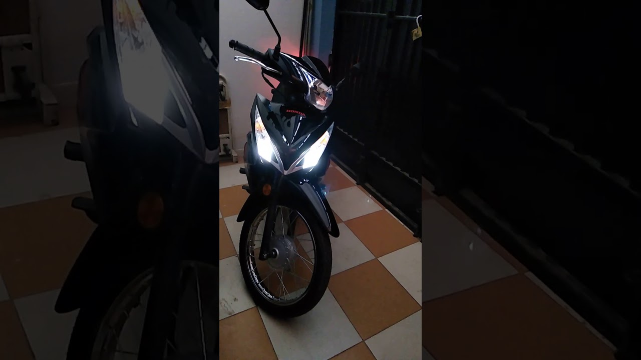 Honda Wave 110s 2020 con focos LED, leer descripción - YouTube