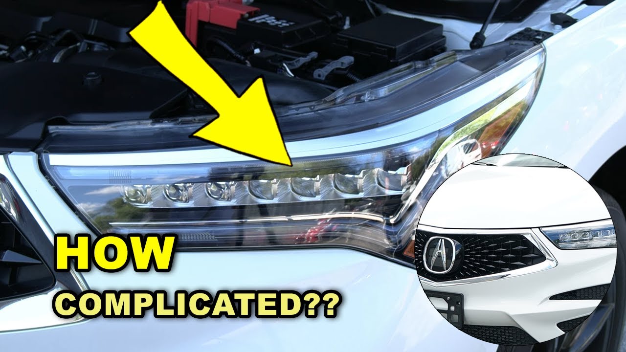 Acura RDX Front Turn Signal Replacement (2019-2020): Advanced DIY - Not ...