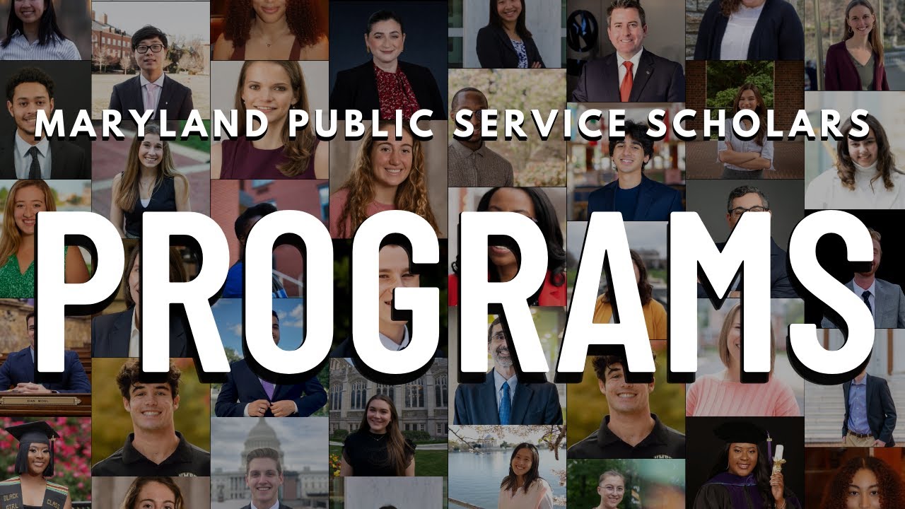 The Maryland Public Service Scholars Programs - YouTube