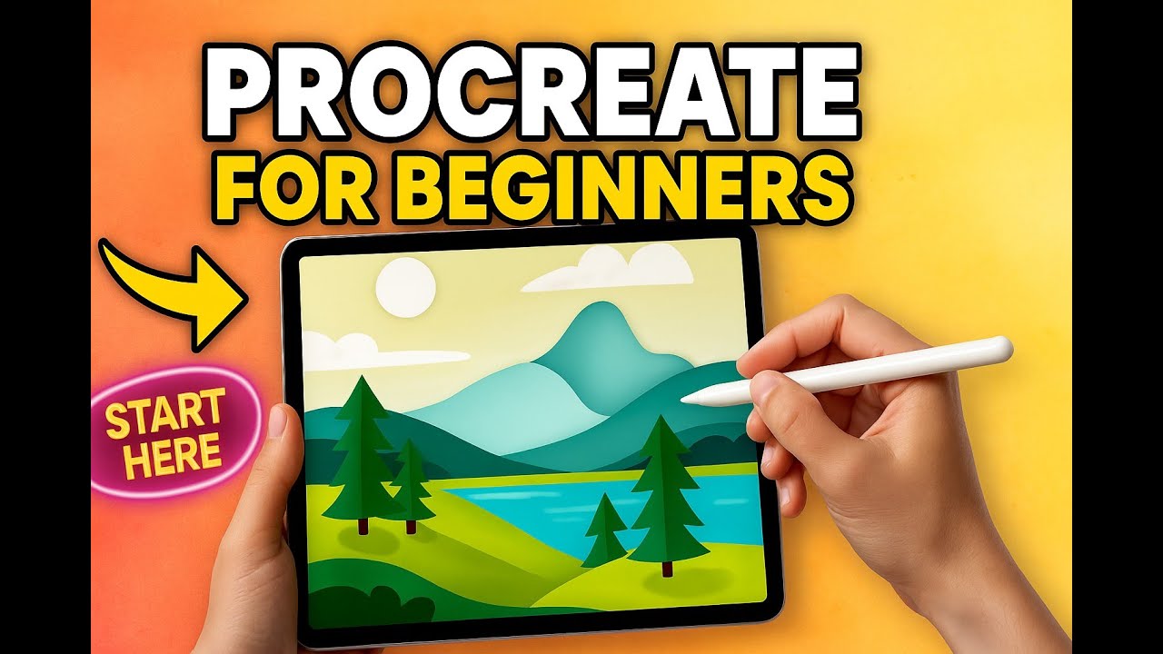 Procreate for Beginners 2025 🔥 Complete iPad Drawing Tutorial (Step-by ...