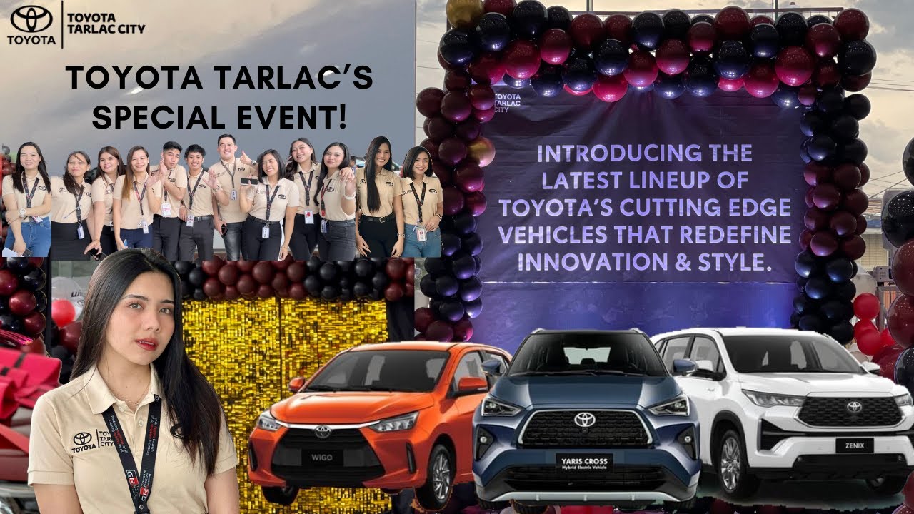 Toyota Tarlac City Special Event ft. Zenix, Yaris & Wigo | Maine Layug ...