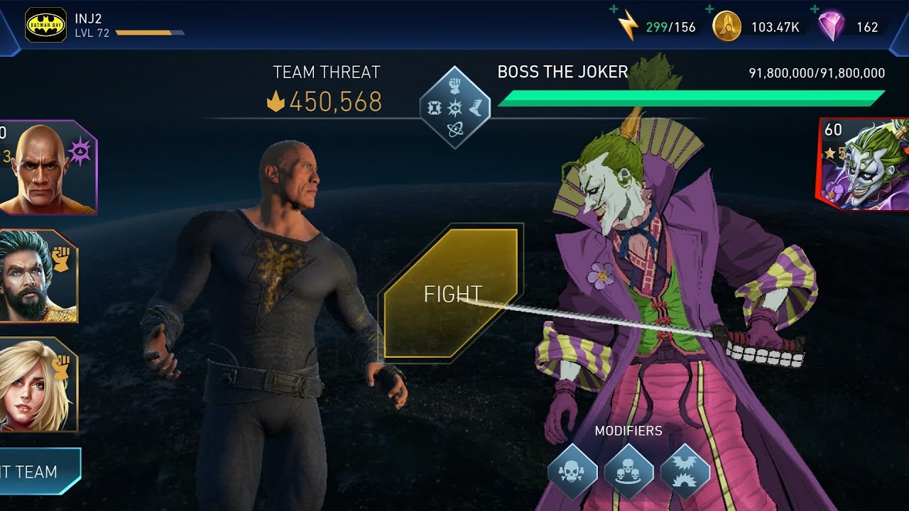 Sub Boss BN THE JOKER 🃏 Solo Raid Event Fights ☠️ InJustice 2 Mobile ...