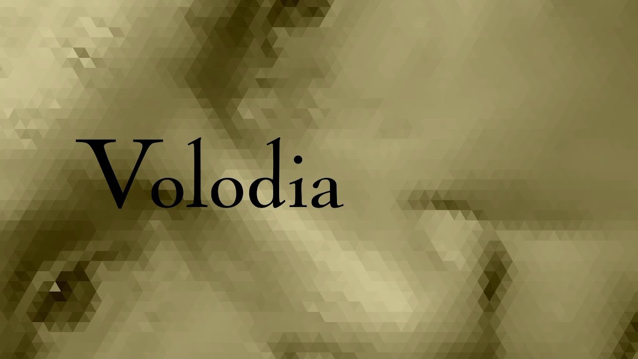 Volodia - disponible dès maintenant en libraire - YouTube