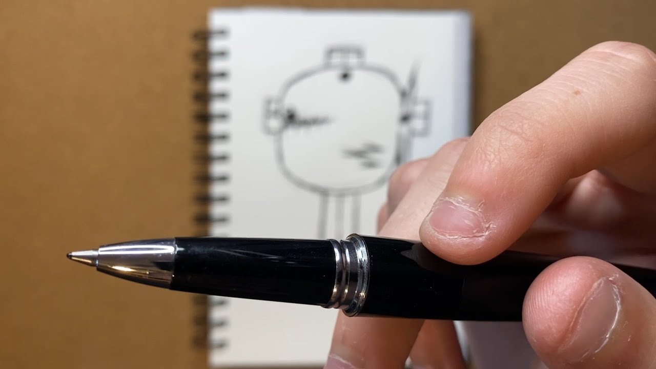 Drawing a Fish on a Crucifix - YouTube