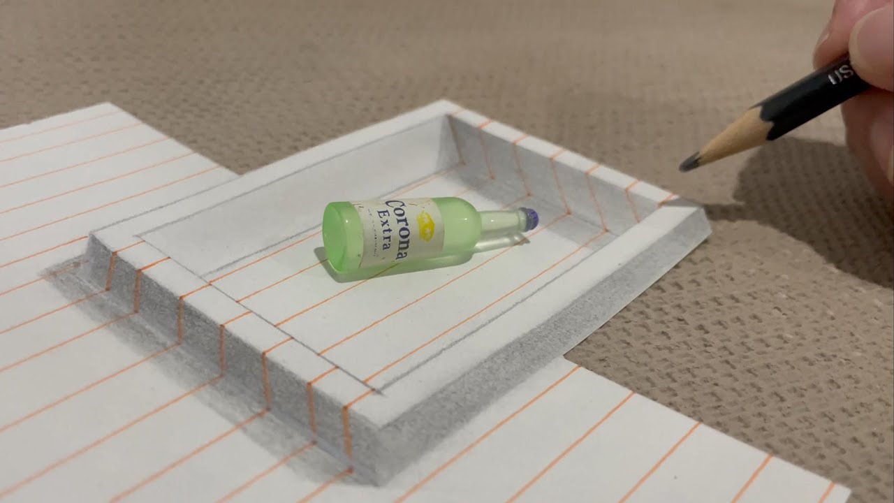 Mind-Blowing 3D Optical Illusion Drawing - Watch the Magic Unfold ...
