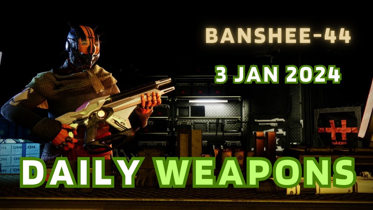 A decent Bump In The Night rocket launcher - Banshee-44 Destiny 2 ...