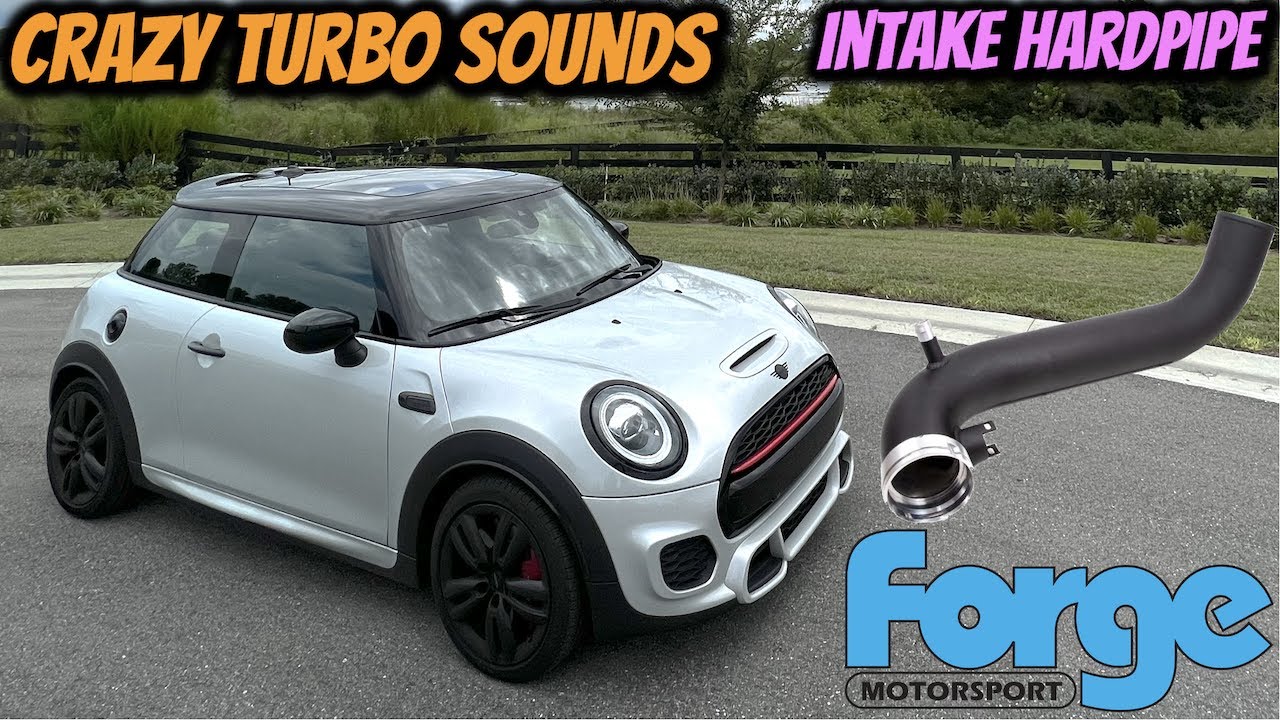 Mini Cooper Forge Motorsports Air Intake Hardpipe // Loud Turbo Sounds ...