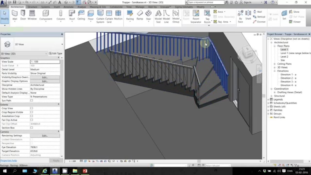 Revit 2016 - Trapper - YouTube