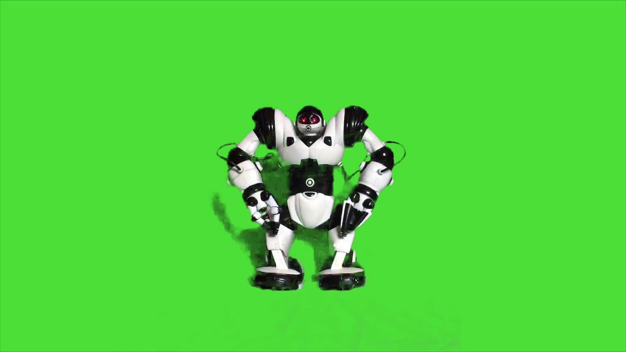 Robosapien dance green screen - YouTube