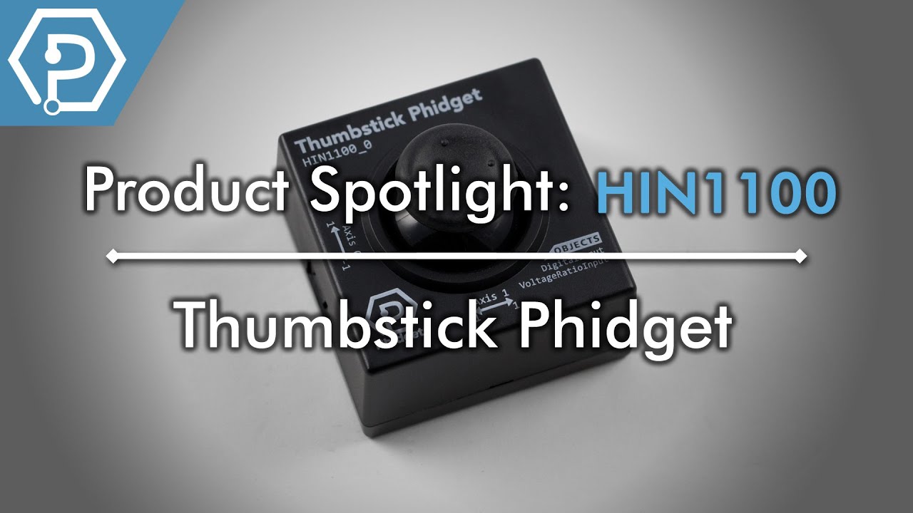 Phidgets - HIN1100 Thumbstick Phidget - YouTube