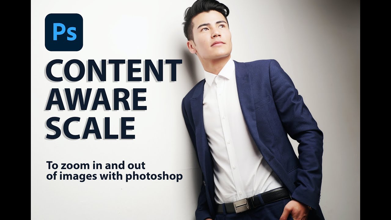 Content Aware Scale to zoom in and out of images with photoshop - YouTube