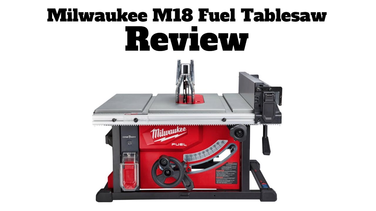 Milwaukee M18 Fuel Tablesaw Review (With Fine Finish Mods!) - YouTube