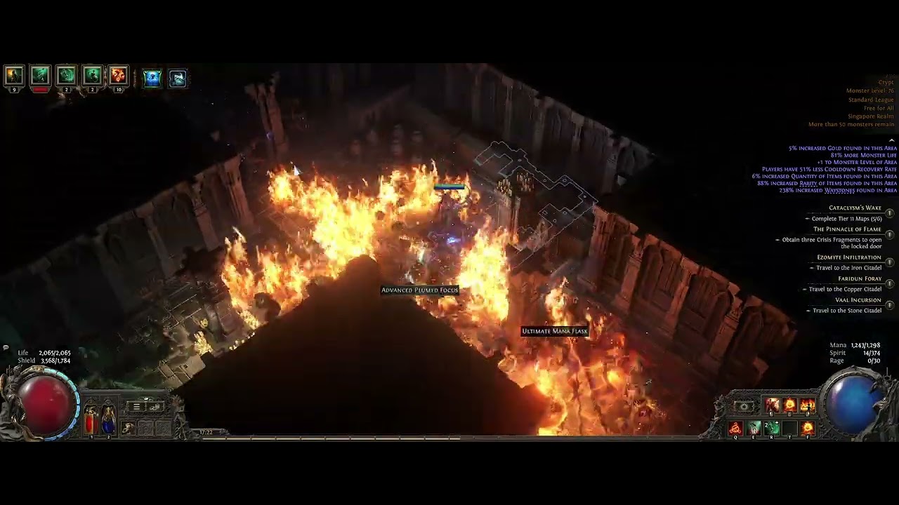 PoE2 - Stormweaver Summoner - Map T11 - Test - YouTube