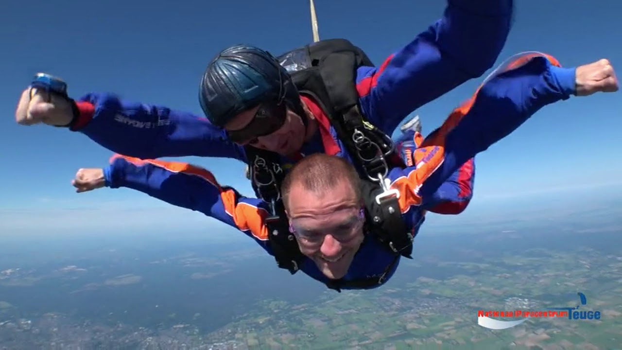 I choose the best day of the year to go Skydiving in Holland. - YouTube