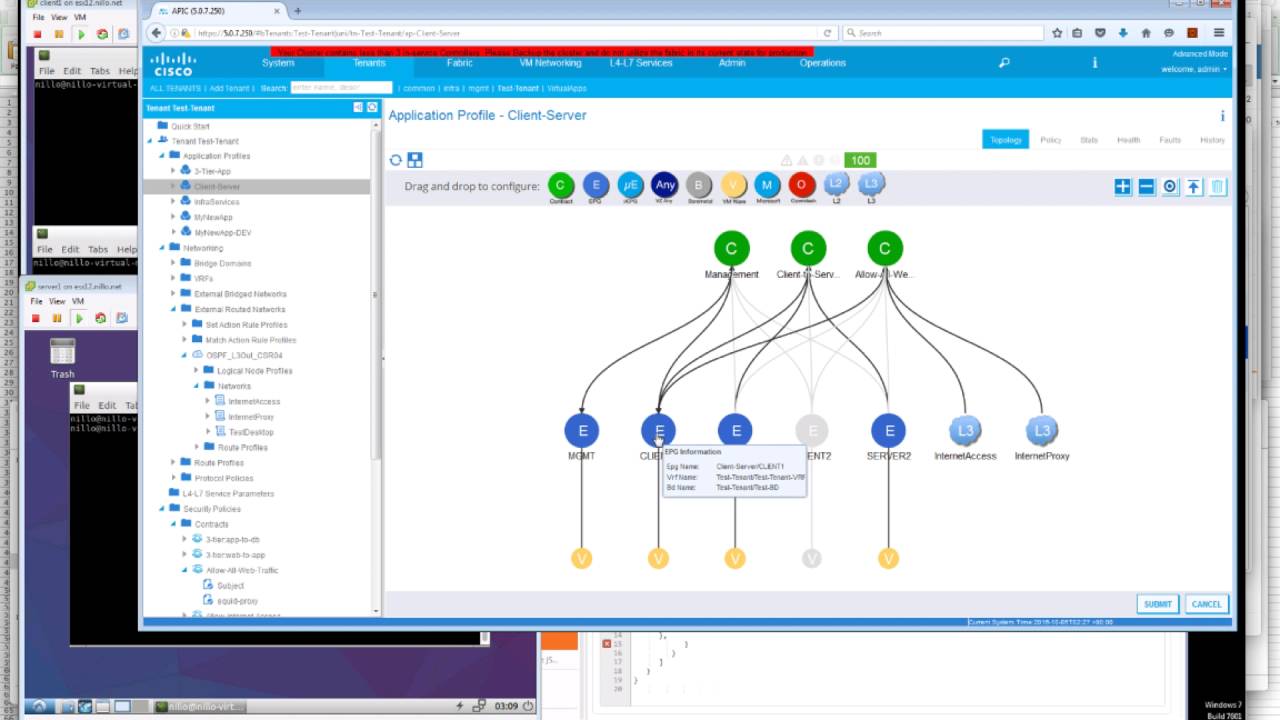 04 - Combining EPG and Subject Label to Select Ext Network and Filters ...