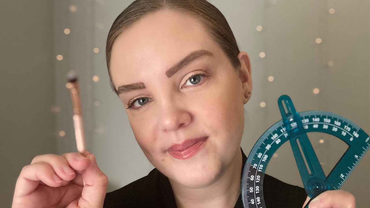 ASMR Measuring Your Face For Contouring | Personal Attention Roleplay | Whispered - YouTube