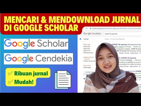 Cara download jurnal di google scholar | Cara download di google ...