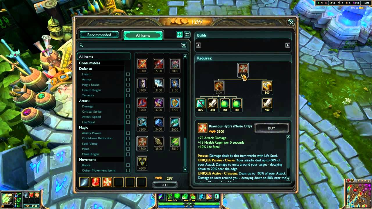 The Shop - Ravenous Hydra (Melee Only) - YouTube