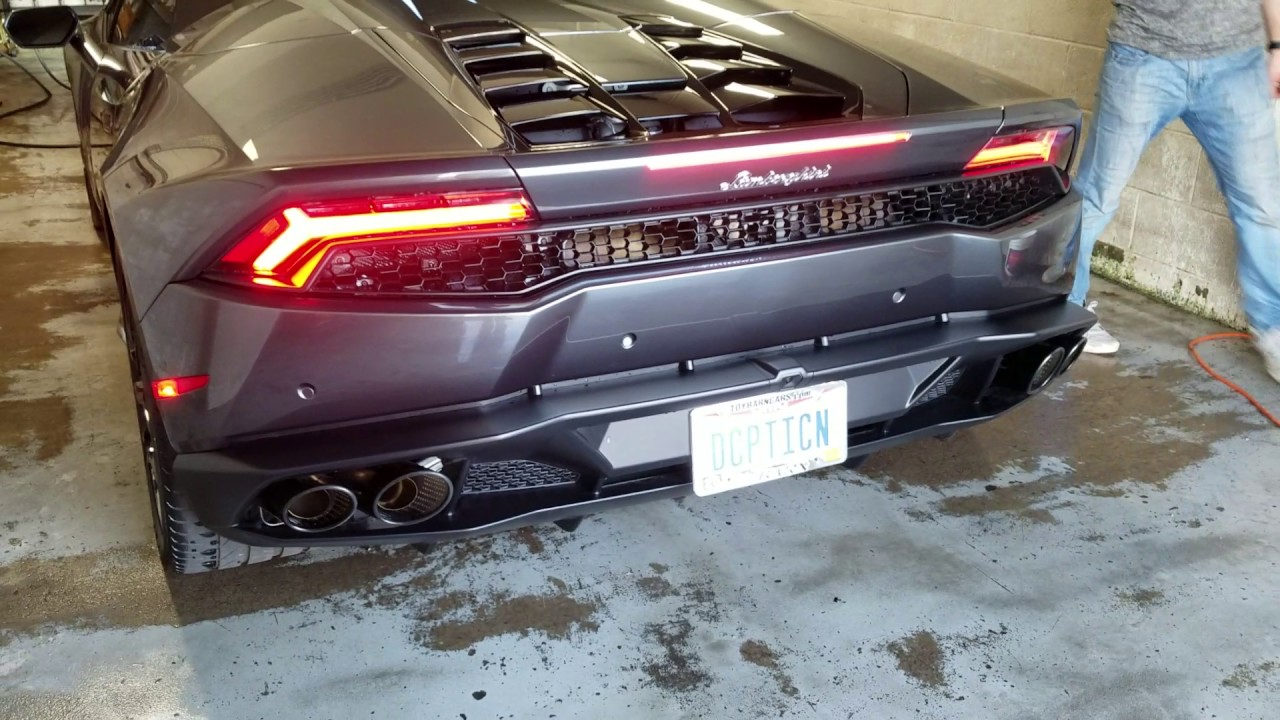 LAMBORGHINI HURACAN EXHAUST SOUND - YouTube