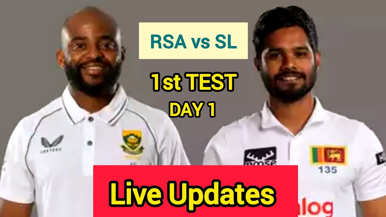 South Africa VS Srilanka 1st Test Day 1 Updates || RSA vs SL Test ...
