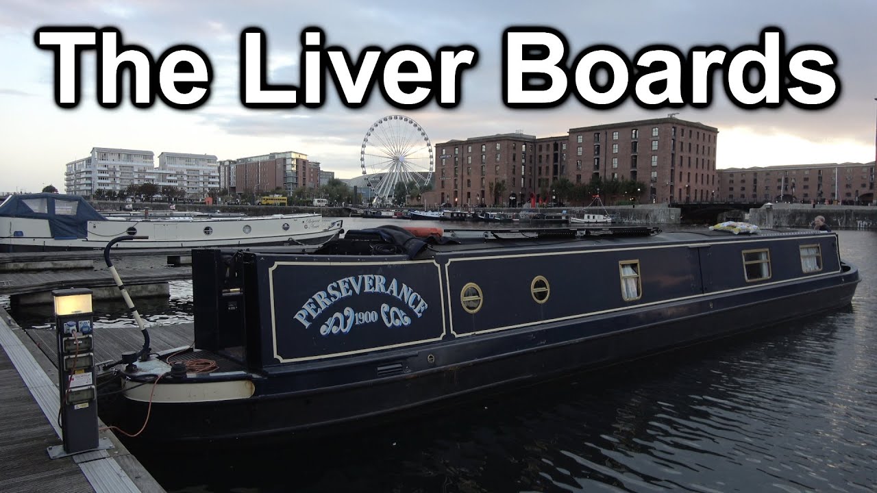 202. Crossing the Mersey estuary - on a narrowboat - YouTube