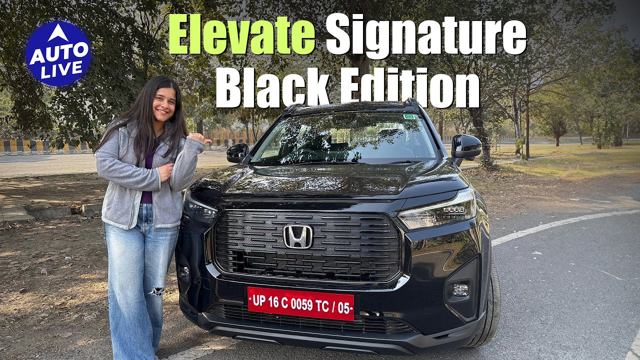 Honda Elevate Signature Black Edition: Detailed Walkaround | Auto Live ...