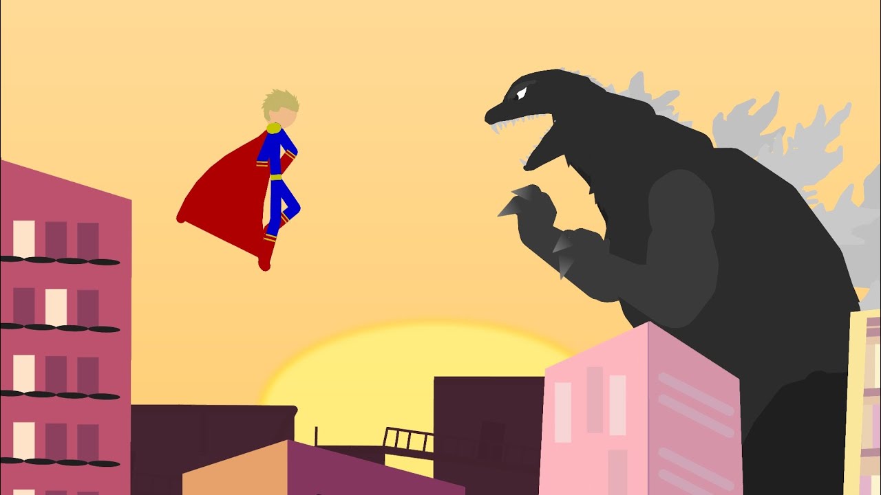 Godzilla vs Homelander Sticknodes Animation - YouTube