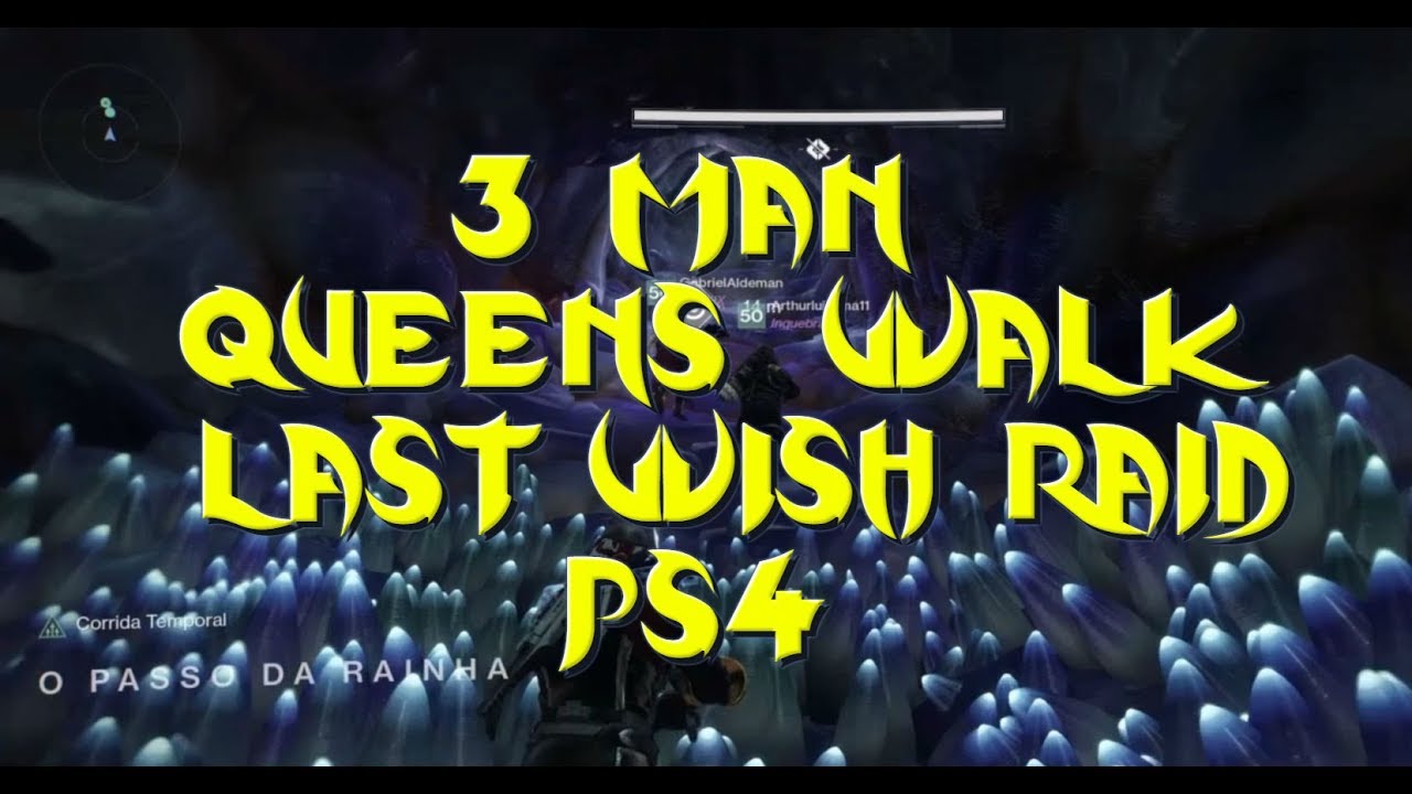 Destiny 2 - 3 Man Queen's Walk (with Blink) PS4 - YouTube