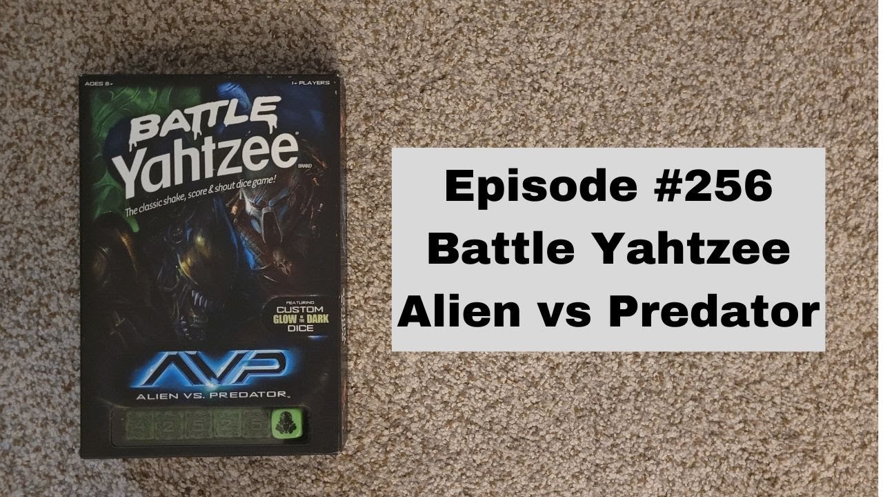 Episode #256 - Battle Yahtzee Alien vs Predator USAopoly (2016) - YouTube