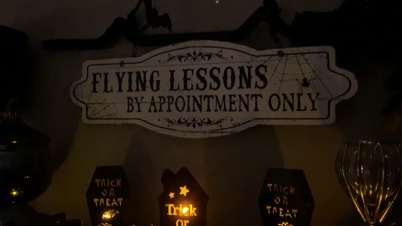 Night-Time Wicked Manor Halloween Home Tour 2019 - YouTube