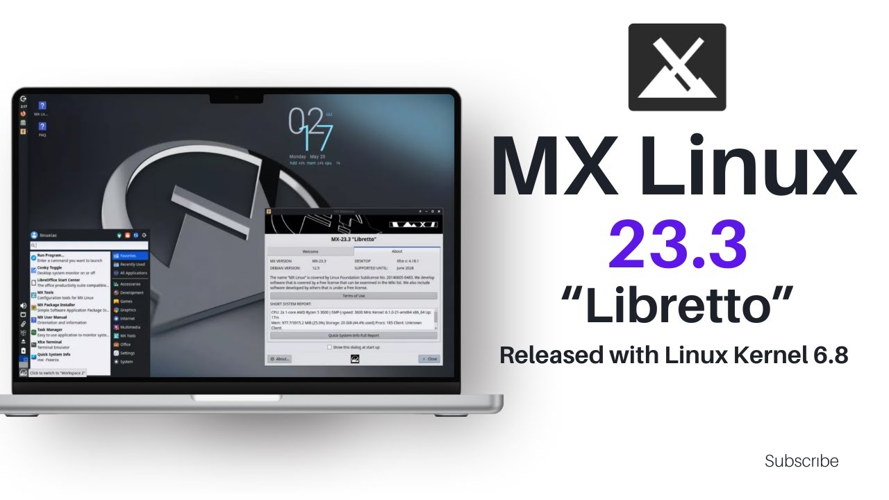 MX Linux 23.3 “Libretto” Released - YouTube