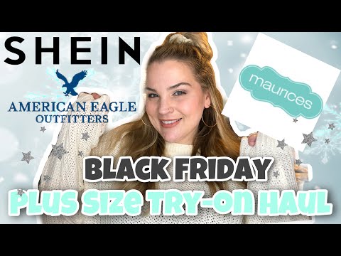 MULTI-BRAND PLUS SIZE TRY-ON HAUL!!!| BLACK FRIDAY 2020| MAURICES, AE, & SHEIN CURVE