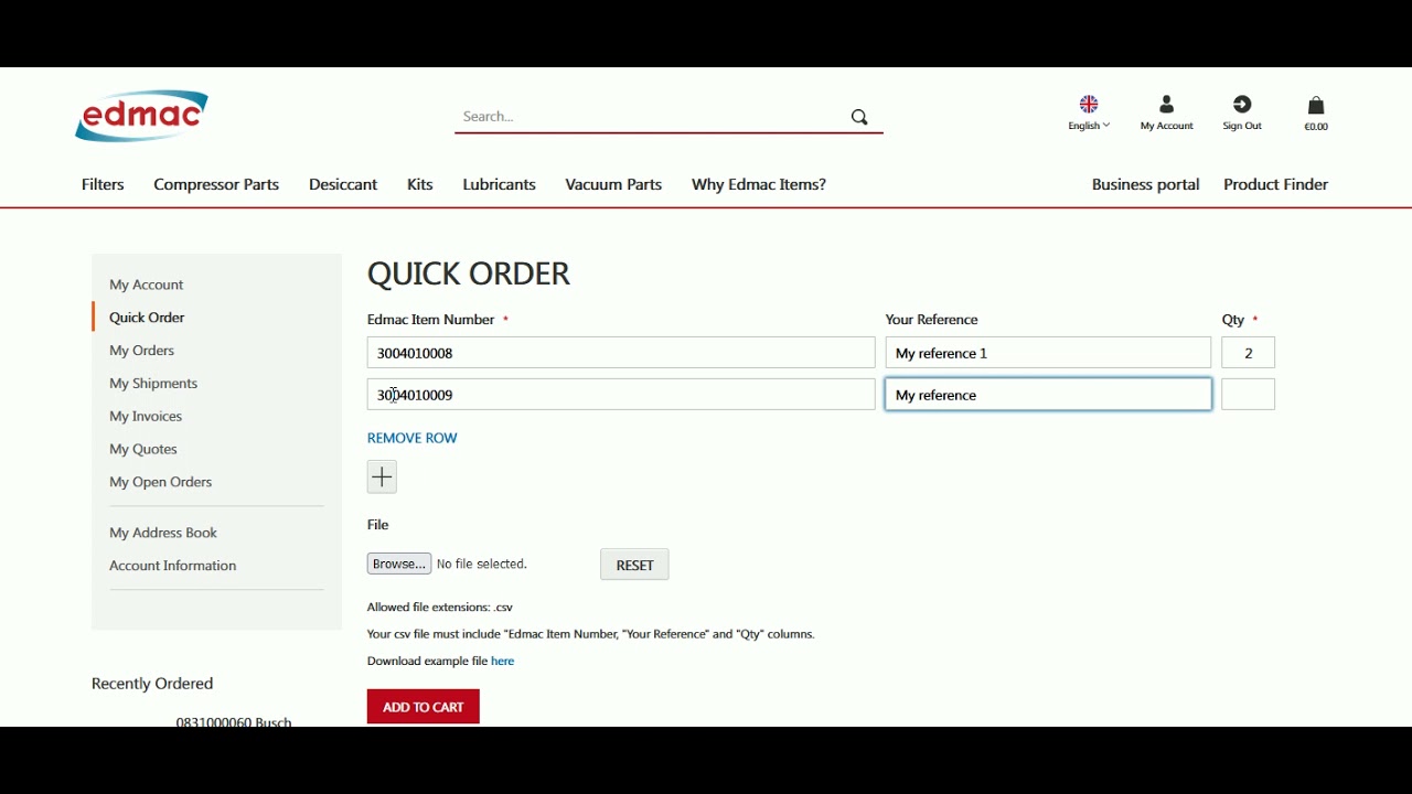 How to: Quick Order module - YouTube
