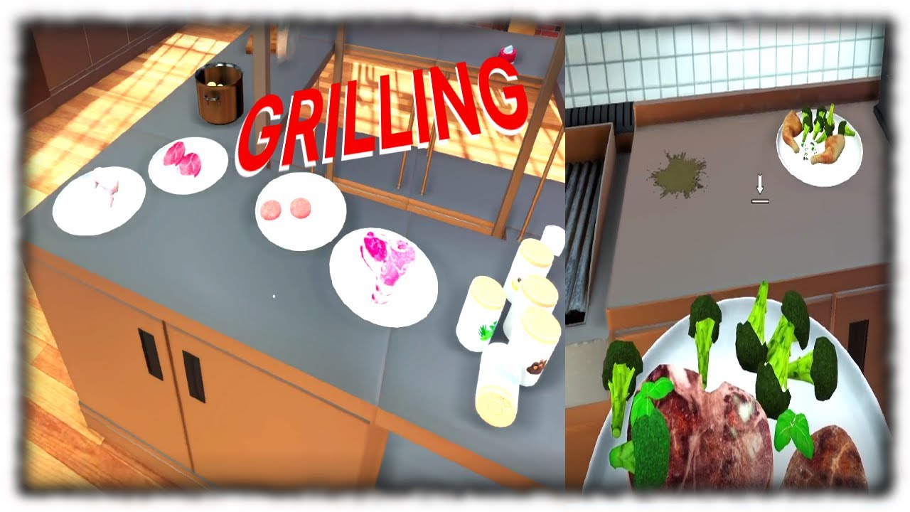 (SIMULATOR SATURDAY)- #4 COOKING SIMULATOR- GRILLED MEAT ,FRIED ...