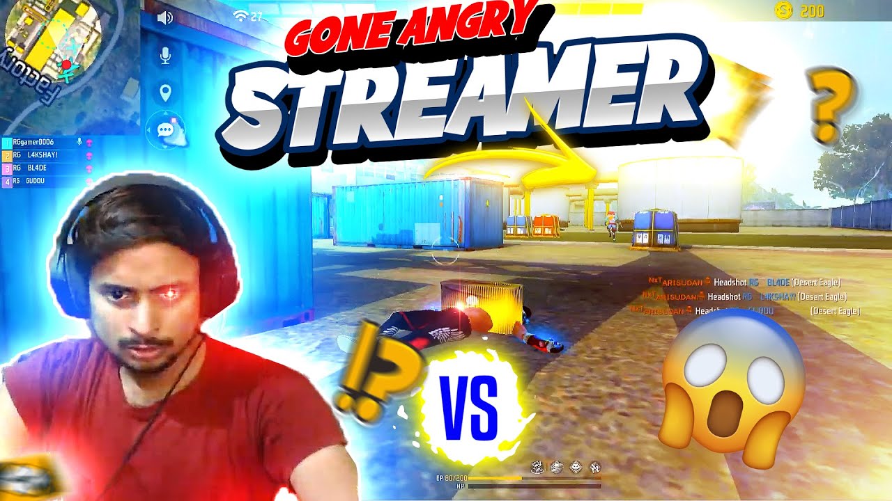 Foolish Streamer😳 gone Angry🤬 by My Headshots ️😱|| Mad or wot ?🔥🔥 The ...