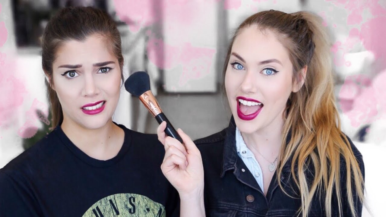 DOING MY BEST FRIENDS MAKEUP // Transforming Kat into ME! - YouTube