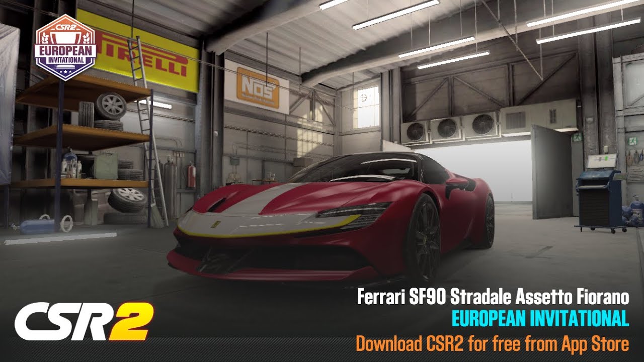 CSR2 - SF90 Stradale Assetto Fiorano - tune & shift - 6.961 - YouTube