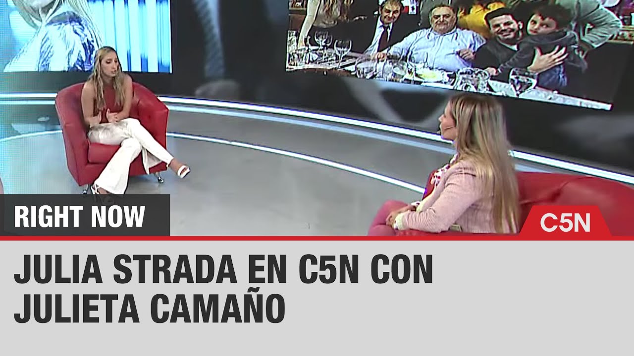 JULIA STRADA en RIGHT NOW con JULIETA CAMAÑO - YouTube