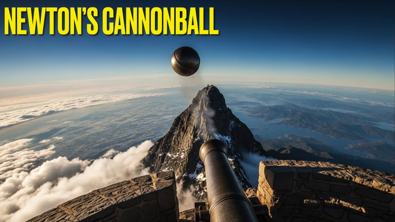 Newton's Cannonball: A Thought Experiment in Orbital Mechanics - YouTube