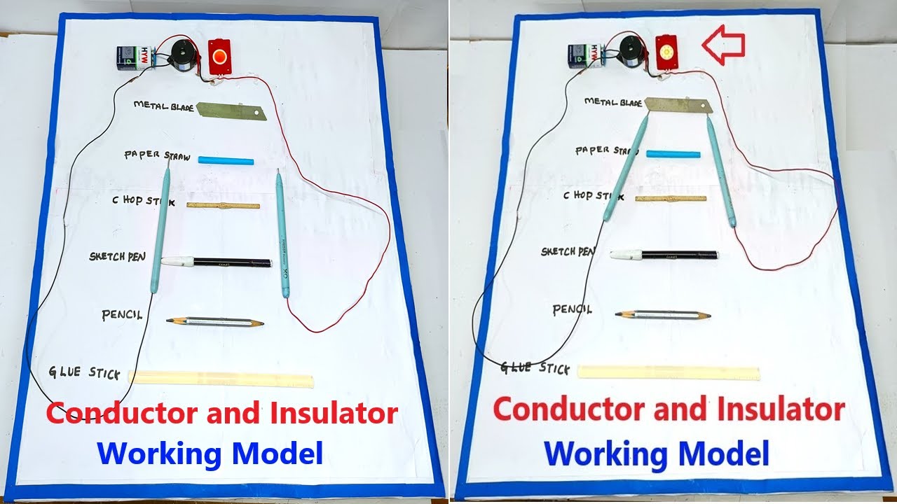 conductor and insulator working model - science project for exhibition ...