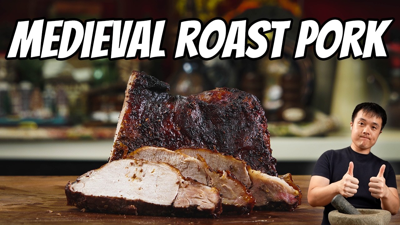 Medieval Roast Pork Recipe: Cormarye l Historical Recipe - YouTube