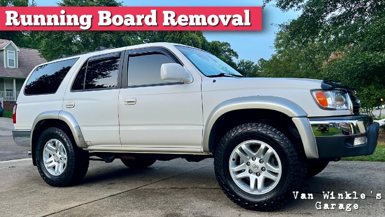 3rd Gen 4Runner Running Board Removal - Side Steps - Toyota 4Runner ...