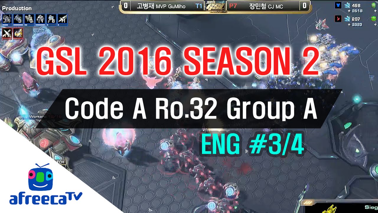 [GSL 2016 Season 2] Code S Ro.32 Group A in AfreecaTV (ENG) #3/4 - YouTube