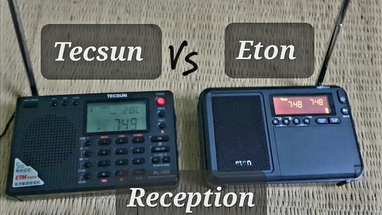 Eton vs Tecsun : Reception Test , NHK World Japan English SW Broadcast ...