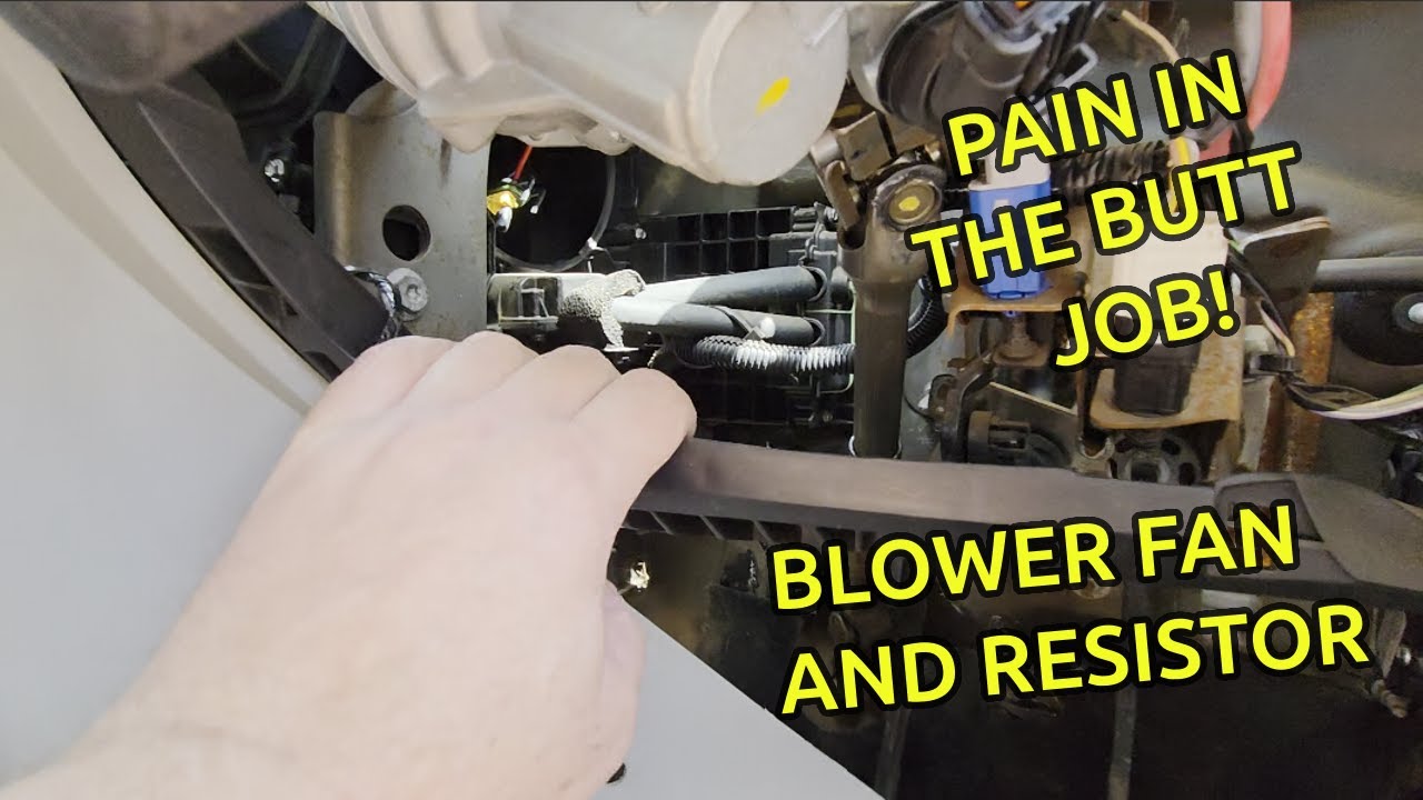 Twingo GT Blower fan and resistor replacement - YouTube